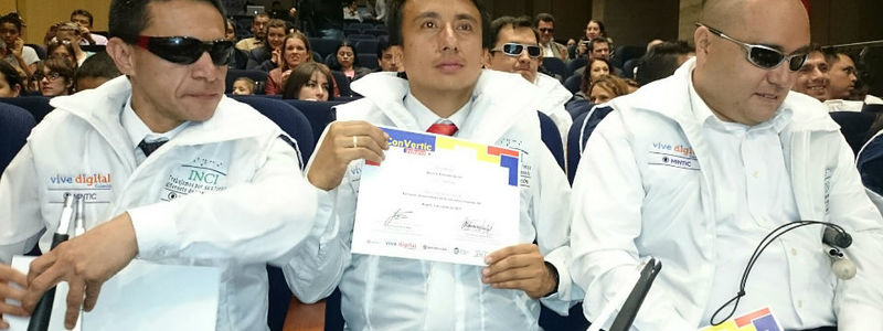 Alexander Garzón con discapacidad visual, enseñará a otros ciegos a ...